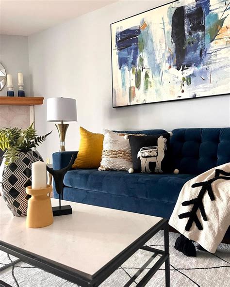 30 Blue Couch Living Room Ideas We Love