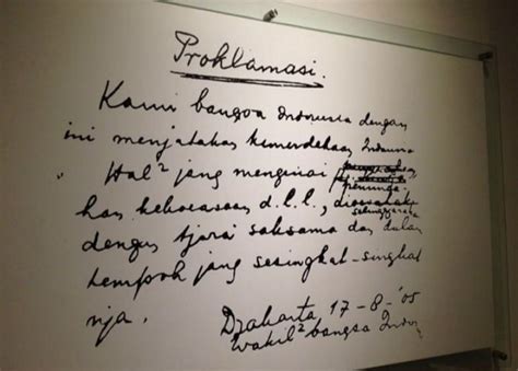 Sejarah Serta Teks Proklamasi Kemerdekaan Indonesia 17 Agustus 1945