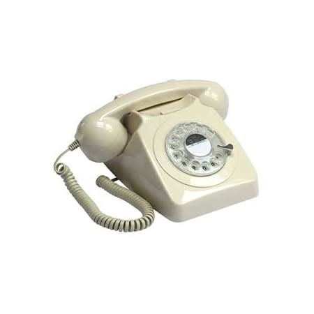 GPO 746 Rotary 1970s Style Retro Landline Phone Curly Cord Authentic