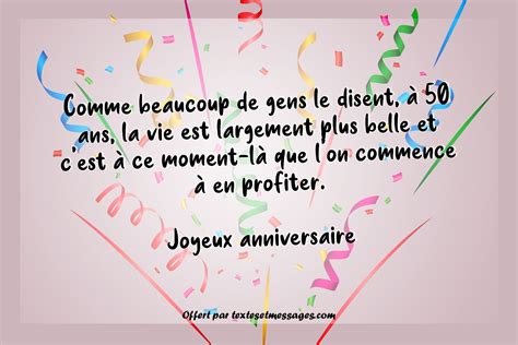Textes Et Messages Anniversaire Ans Profites De La Vie Partir De