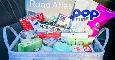 60 Useful Road Trip Gifts And Basket Ideas For Travelers