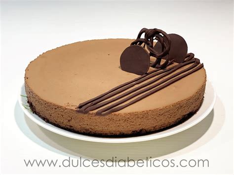 Tarta mousse de chocolate sin azúcar sin gluten y sin lactosa Dulces