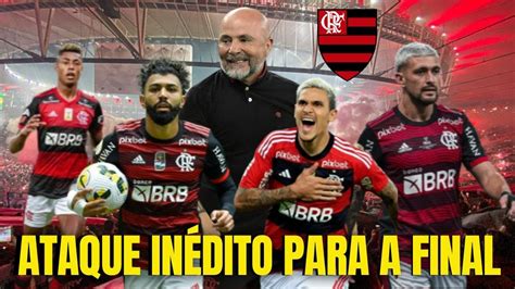 SAIU AGORA Sampaoli testa ataque inédito em último treino do