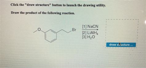 solved click the draw structure button to launch the