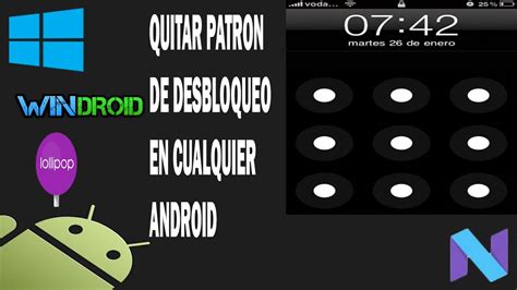 Como Eliminar El Patron De Desbloqueo En Cualquier Android YouTube