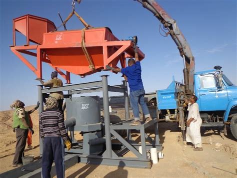 Sudan 25TPH Alluvial Gold Washing Plant JXSC Mineral