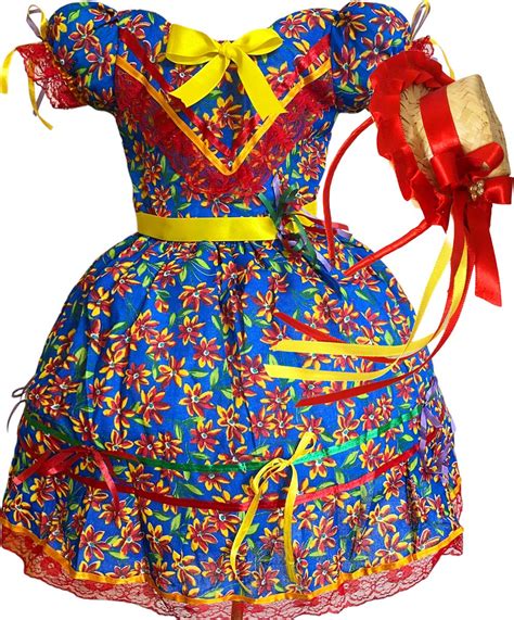 Vestido São João Caipira Xadrez Adulto Colorido
