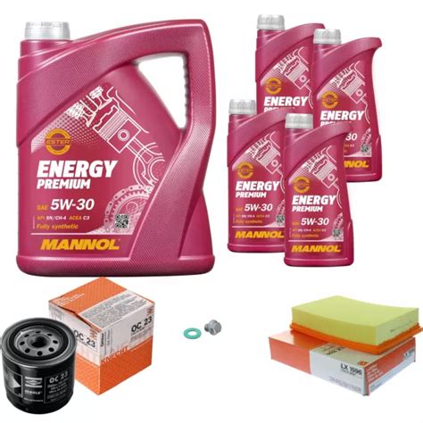 MAHLE INSPEKTIONSPAKET 9L MANNOL 5W 30 Energy Premium für Nissan NP300