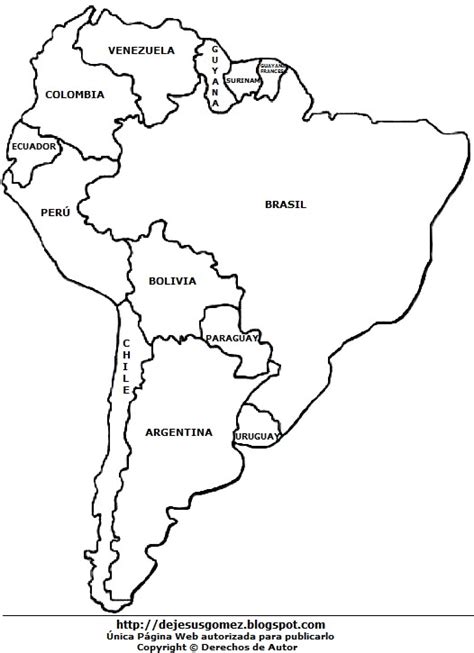 DIBUJOS FOTOS ACROSTICO Y MAS DIBUJOS DEL MAPA DE AMERICA DEL SUR PARA