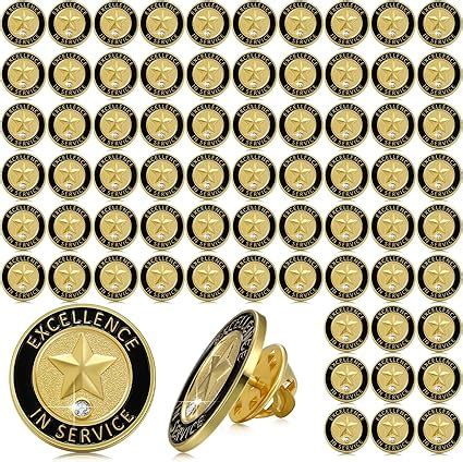Amazon 72 Pcs Employee Of The Month Lapel Pin 3 4 Inch Employee