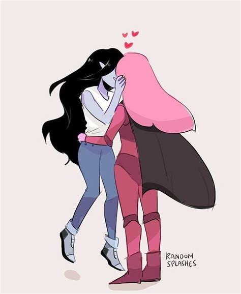 Marceline And Princess Bubblegum Kissing