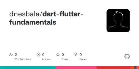 github dnesbala dart flutter fundamentals