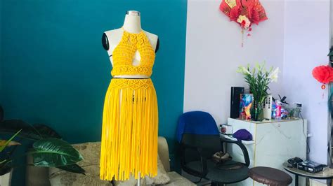 Making Set Macrame Dress And Skirt Easy YouTube