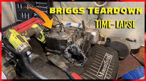 Briggs And Stratton 35 Classic Lawnmower EngineTeardown Timelapse