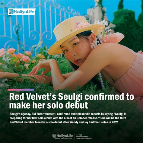 Ksg Updates On Twitter Rt Hallyulifeamg Seulgi As The Third Red