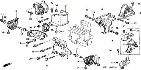 Explore The 2001 Honda CRV Parts Diagram For Easy Maintenance And