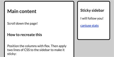 Make A Floated Element A Sticky HTML CSS SitePoint Forums Web