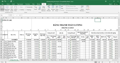 Top 50 mẫu bảng lương nhân viên nhà hàng đẹp nhất