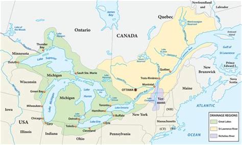 Lakes Of North America And The Grand Canyon Lesson Social Science
