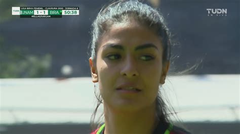 Pumas Femenil vs FC Juárez Femenil Stefani Jiménez se luce con una