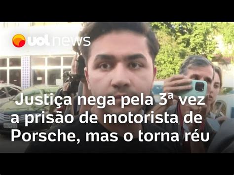 Motorista De Porsche Vira R U Mas Justi A Nega Pedido De Pris O Em Sp