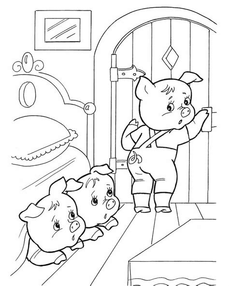 Três Porquinhos para colorir 3porquinhos trêsporquinhos Desenhos