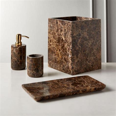 Brown Marble Bathroom Accessories Semis Online