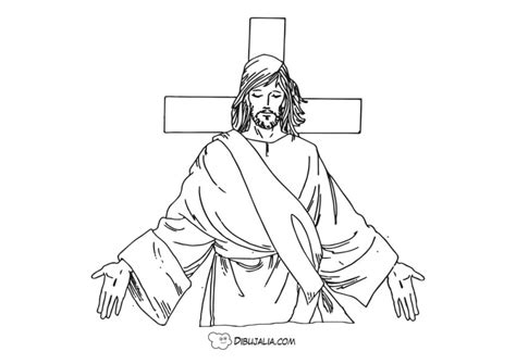 Jesús resucitado Dibujo 1829 Dibujalia
