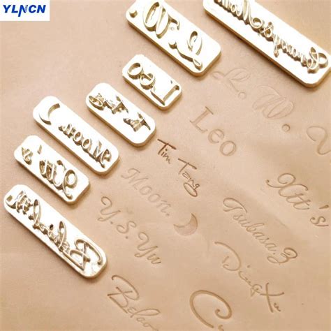 Custom Design Leather Hot Foil Embossing Stamping Leather Craft