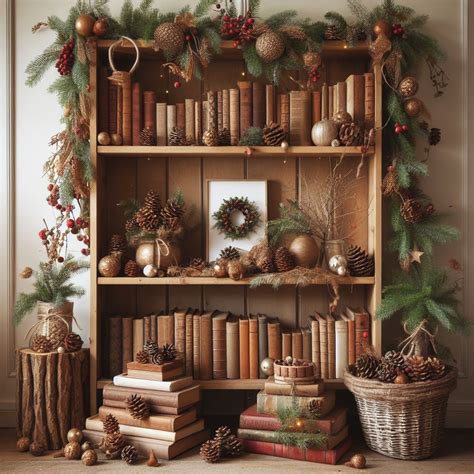 10 Best Christmas Decorating Ideas For Bookshelves