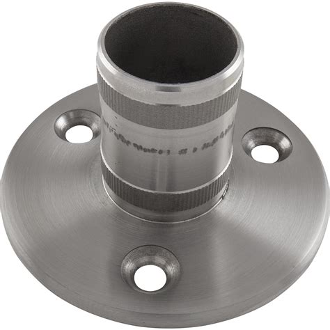 ECONOMY Flansch innen für Rohr ø 42 4 x 2 0 mm Edelstahl geschliffen V2A
