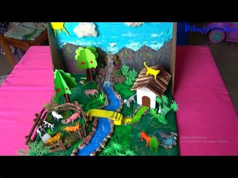Como Hacer Maqueta De Ecosistema Terrestre Dibujoycolor
