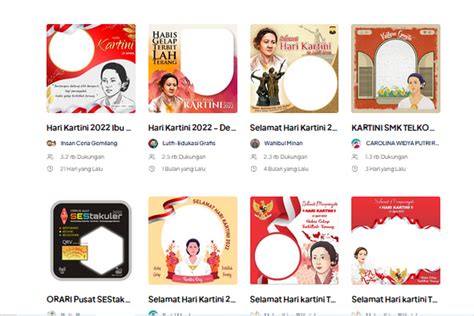 10 Link Twibbon Hari Kartini 2022 Desain Unik Cocok Untuk Status WA
