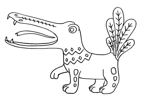 Dibujo Para Colorear De Alebrijes Imprimible Dibujos Para Colorear