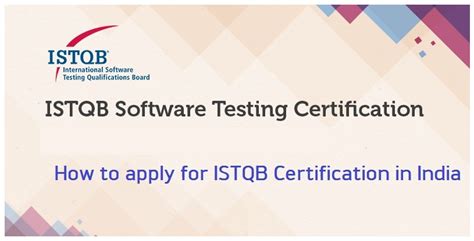 istqb india how to apply for istqb certification in india