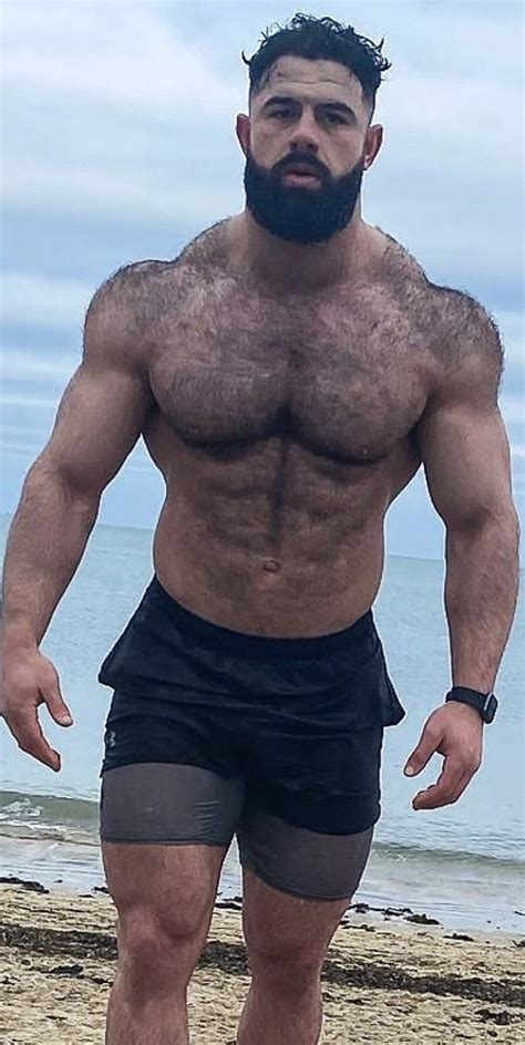Beardy Bloke Muscle Bear Men Handsome Bearded Men Bearded Men Hot
