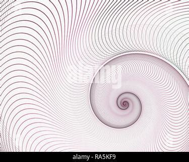Abstract Fractal Spiral Shell Background Spiral Symmetry Fibonacci