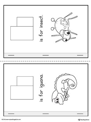 Letter I Cut And Paste Printable Mini Book MyTeachingStation