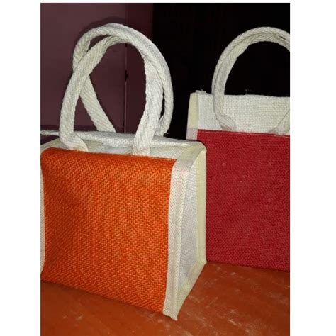Loop Handle Plain Jute Bag For Shopping Capacity 8 Kg At Rs 40 Piece