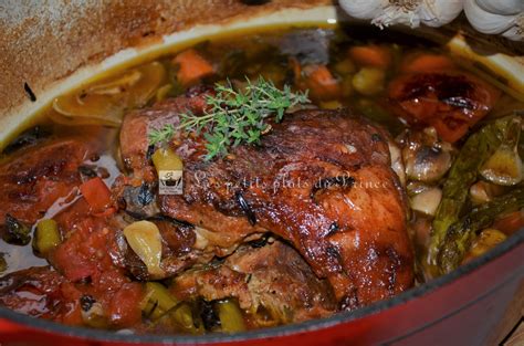 Gigot D Agneau Confit Au Four Pendant Heures