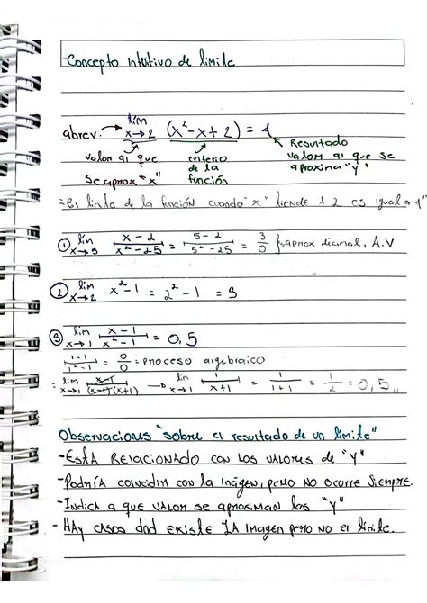 SOLUTION Calculo 1 Guia De Estudio Limites Concepto De Limites