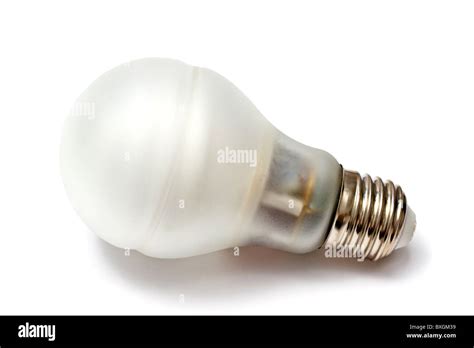 Light Bulb Isolated On White Background Stock Photo Alamy