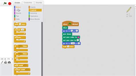 Hướng dẫn cách vẽ 6 hình vuông trong scratch dễ dàng và nhanh chóng
