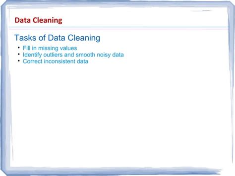 Data Preprocessing Ppt