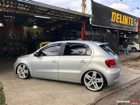 Gol Trend Rebaixado Rodas Volcano Strong Aro 18