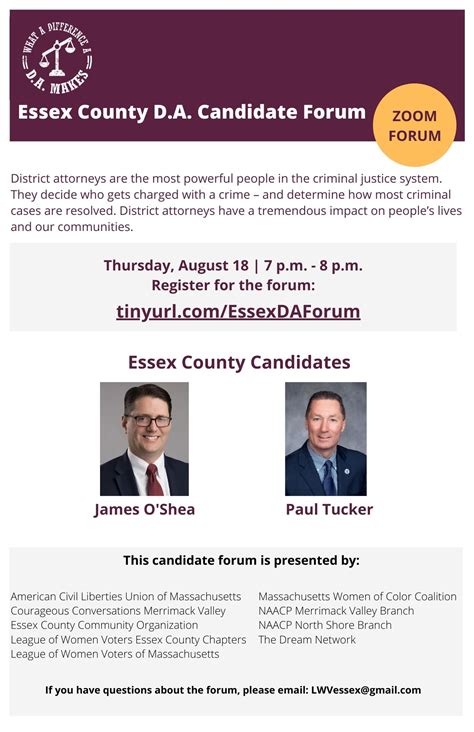 Sunday Politics Hear From Essex County District Attorney Candidates