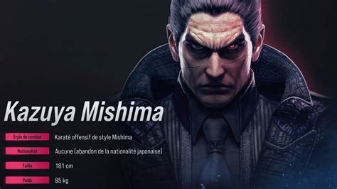 Kazuya Mishima Pisode De Personnage Tekken Youtube
