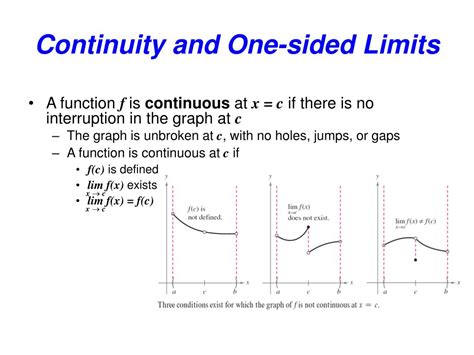 PPT Continuity And One Sided Limits PowerPoint Presentation Free