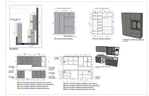 DETALHAMENTO DE MARCENARIA LP Images Behance