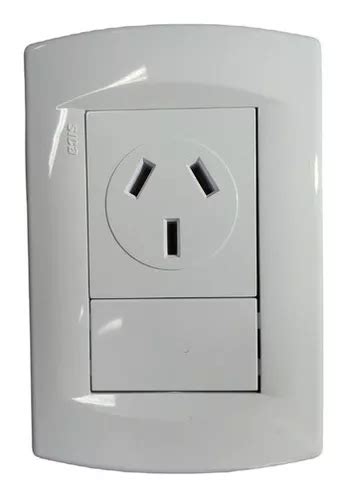 Llave De Luz Armada 1 Modulo Toma 20a Life Sica